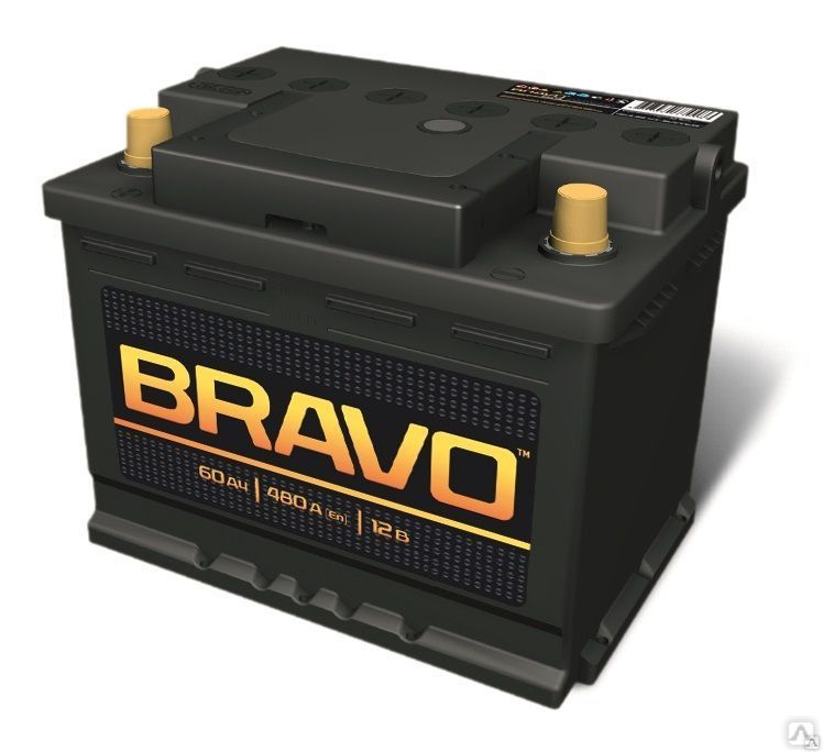 Аккумуляторная батарея Bravo 6СТ-60VL (60Ач EN480A п.п.) купить в Санкт ...